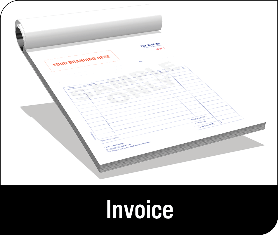 Docket book printing, invoice book printing, order form printing